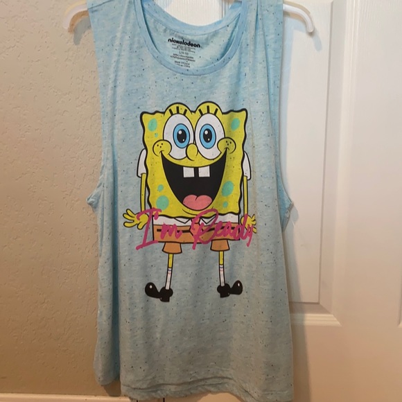 Nickelodeon | Tops | Im Ready Spongebob Tank Top | Poshmark